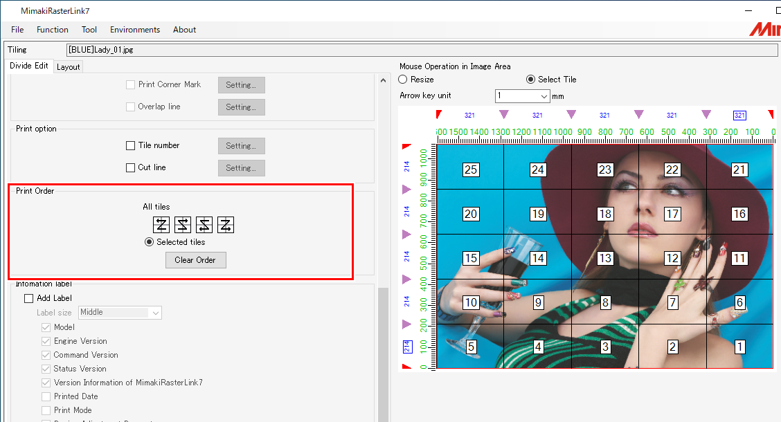 RasterLink7 [Ref] | Tiling - Operations